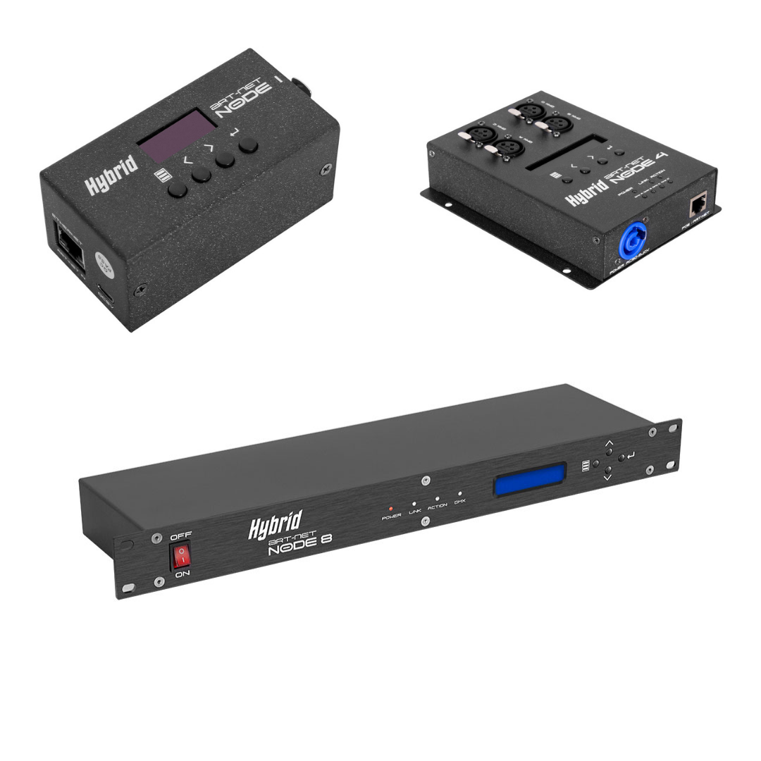 Hybrid Art-Net Node 1/4/8 DMX network converter – Triptiek Computers ...